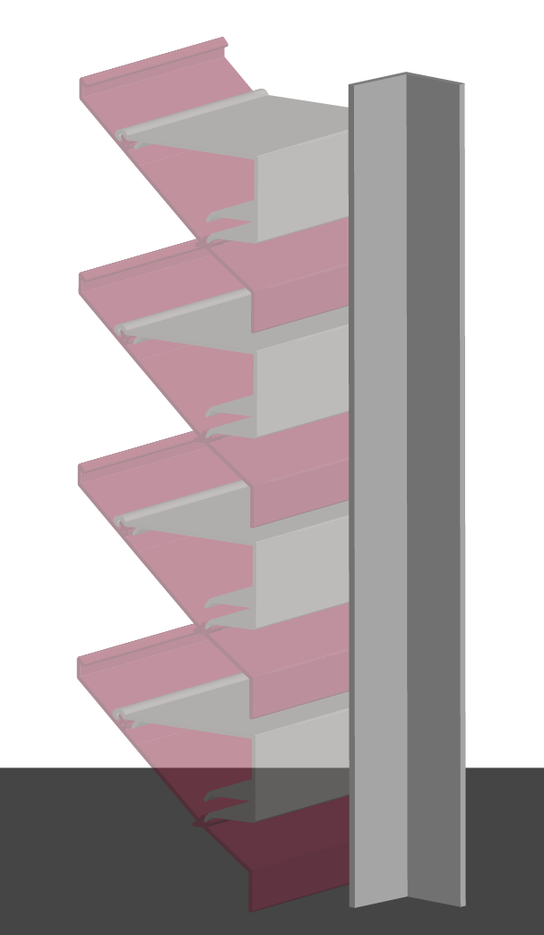 The Condenser - Vertical Blade Supports