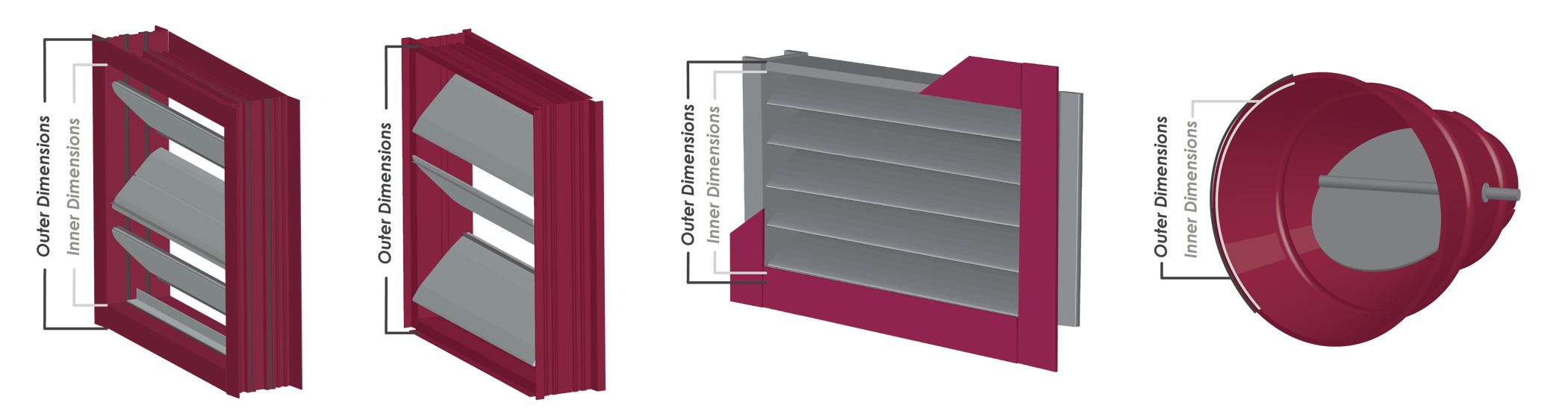 Damper Dimensions