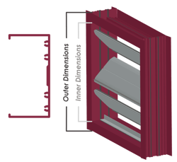 Damper Dimensions