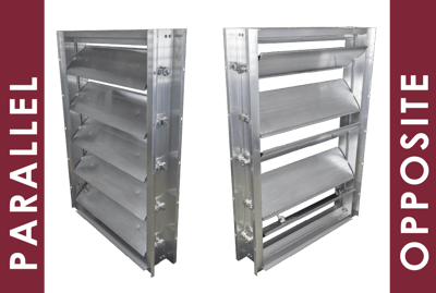 Parallel or Opposed? Blade Orientation for Control Dampers