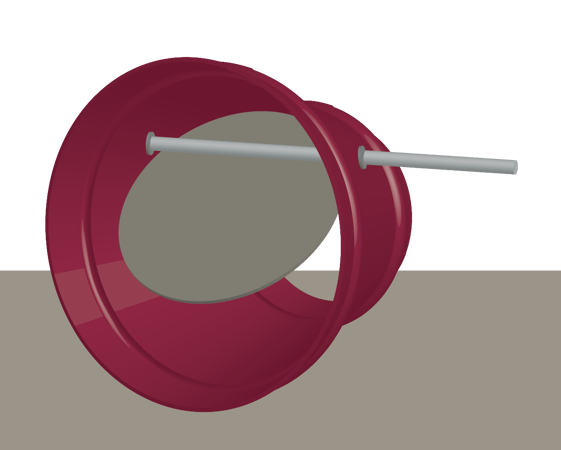 Round Control Dampers for Spiral Ducts
